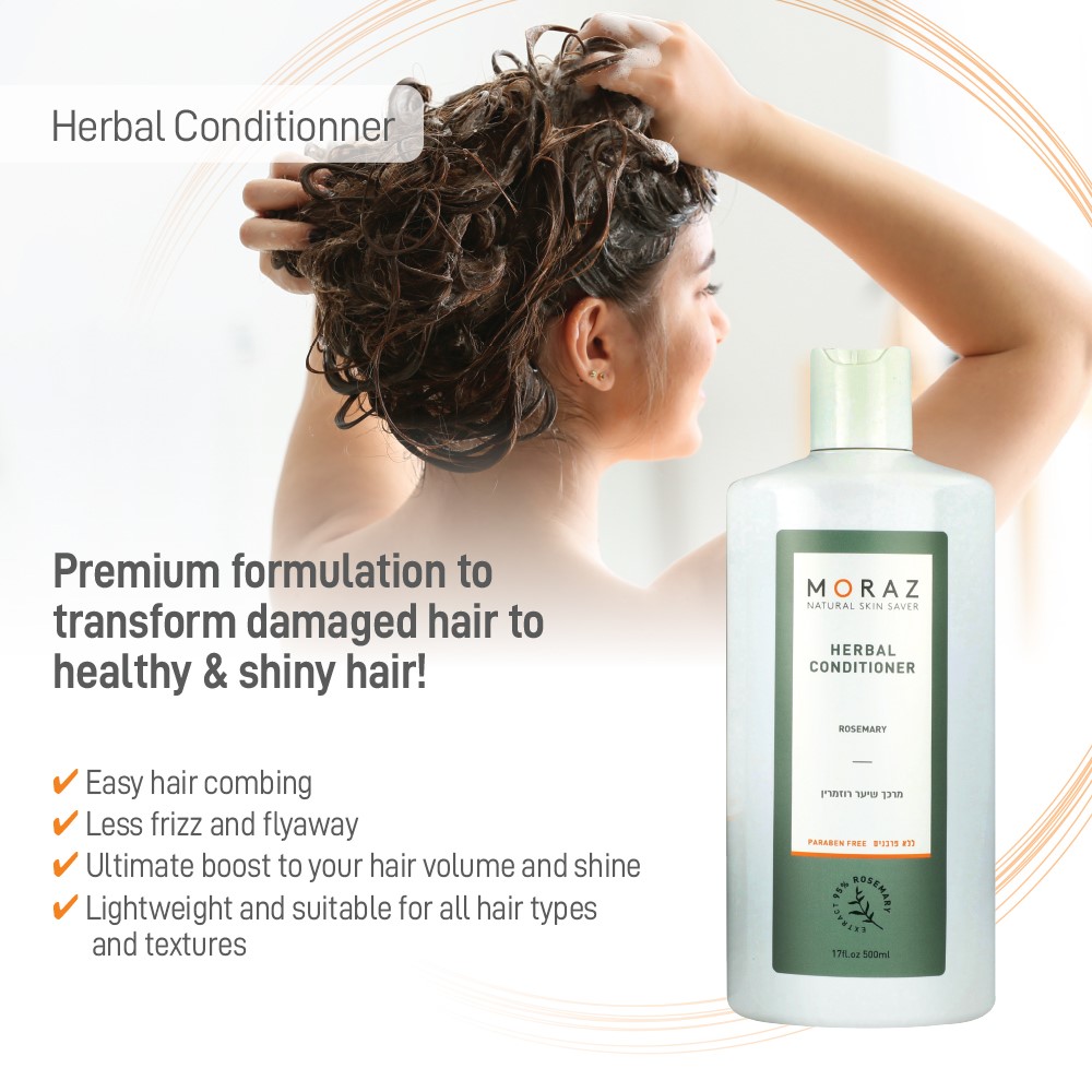 Rosemary Smooth Hair Combing Conditioner - Moraz Herbal Extracts