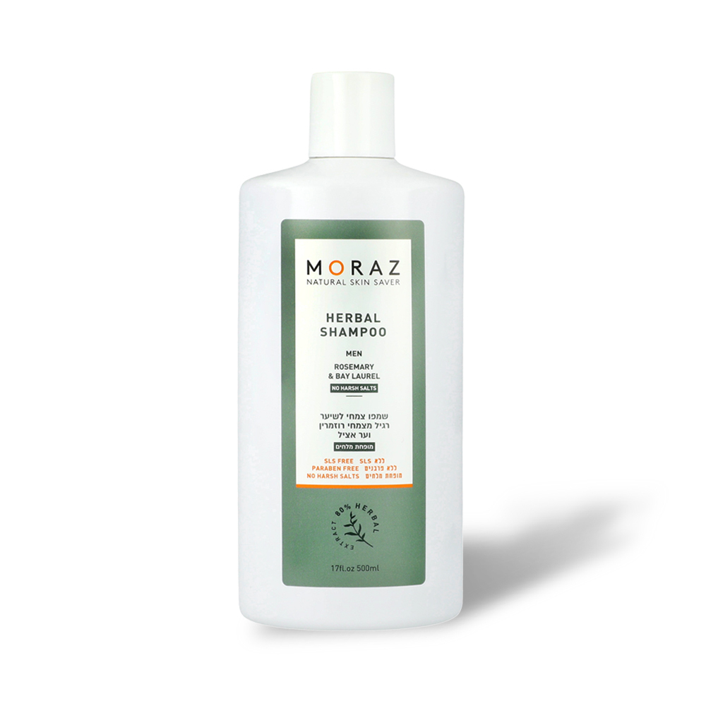 Men Herbal Fortifying Shampoo for Normal Hair - Moraz Herbal Extracts